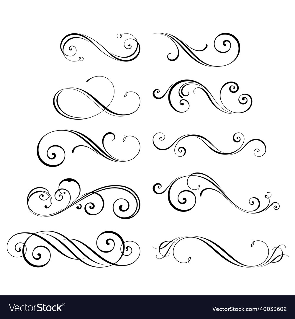Throne - royal calligraphy elements Royalty Free Vector
