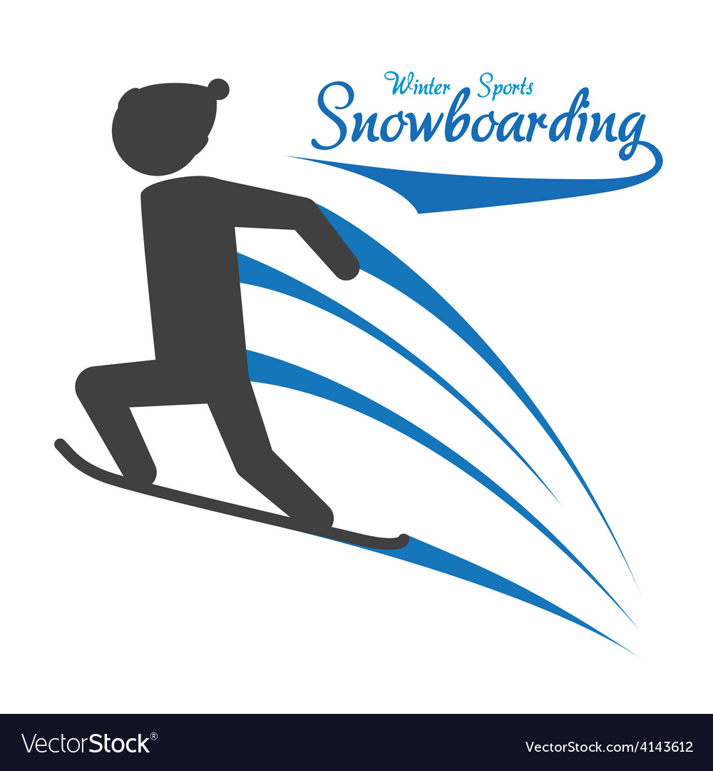 Snowboarding design Royalty Free Vector Image - VectorStock
