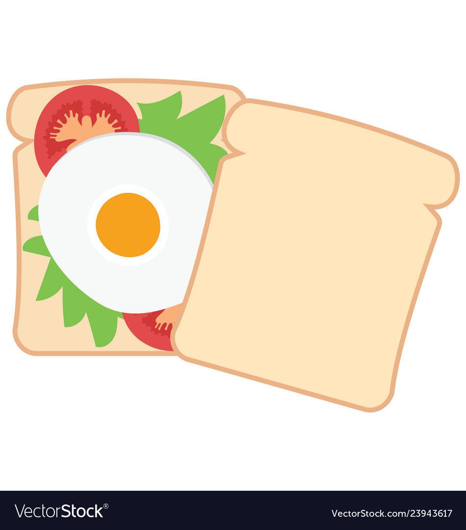 Bread breakfast icon editable Royalty Free Vector Image
