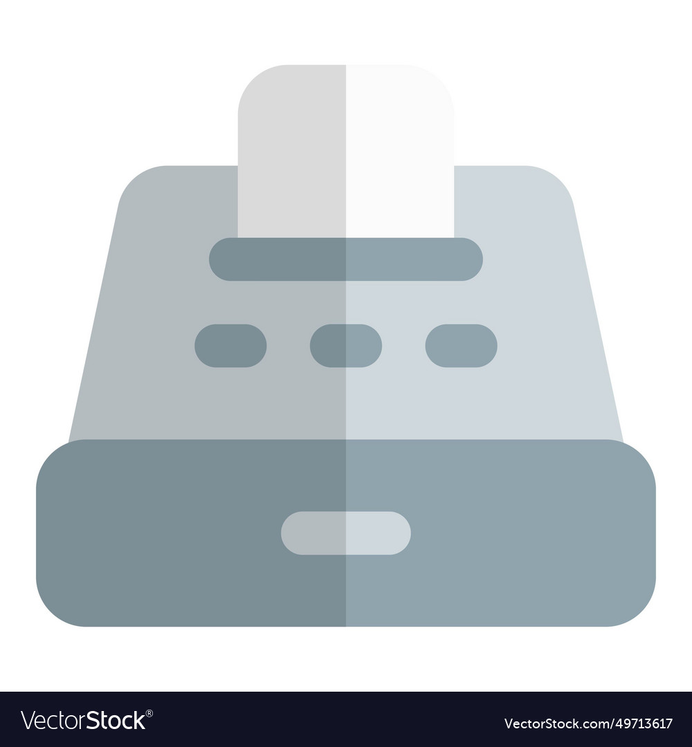 Device for processing financial transactions Vector Image