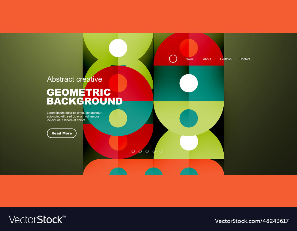 Simple circles and round elements pattern Vector Image