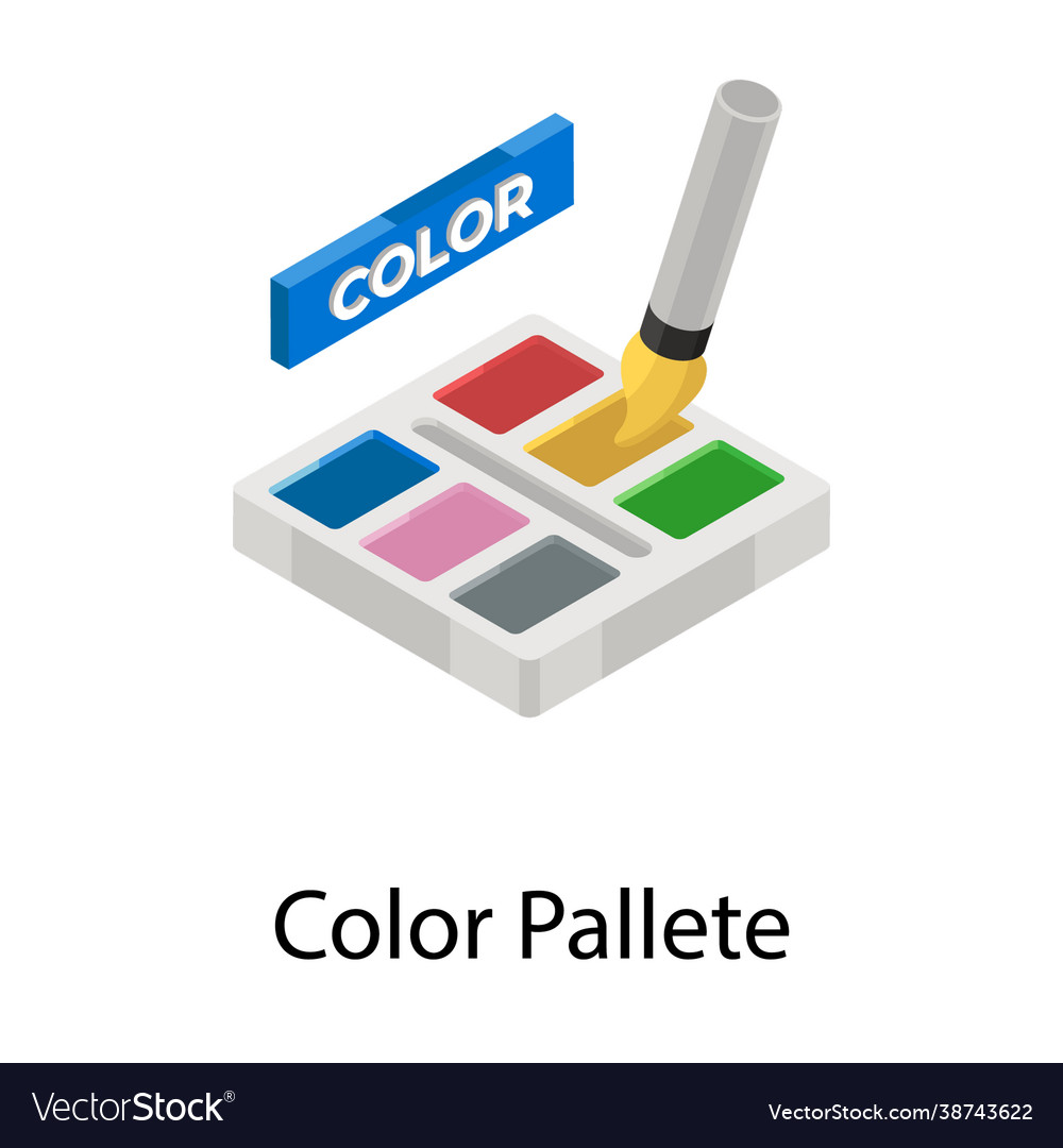 Color palette Royalty Free Vector Image - VectorStock