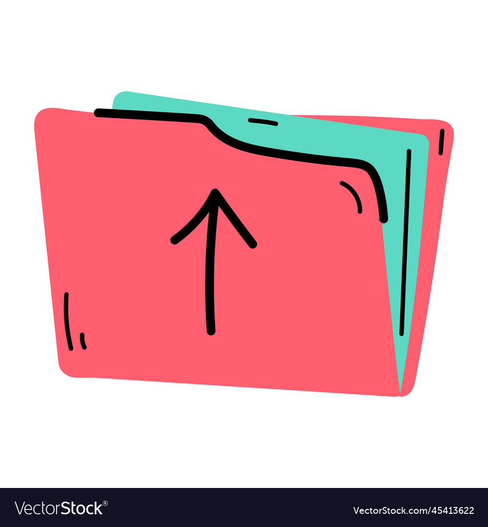 Folder upload Royalty Free Vector Image - VectorStock Folder upload Royalty Free Vector Image - VectorStock