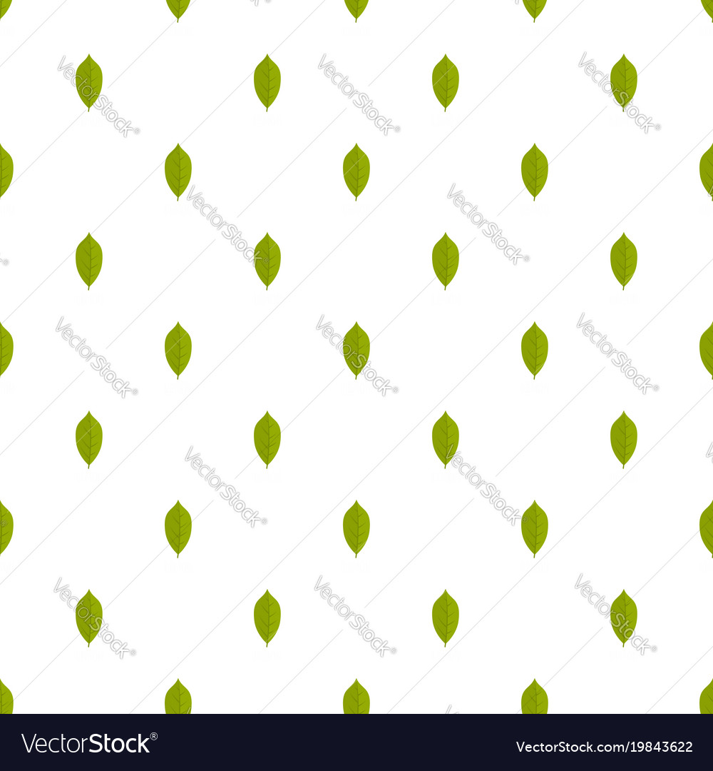 Lemon leaf pattern seamless Royalty Free Vector Image