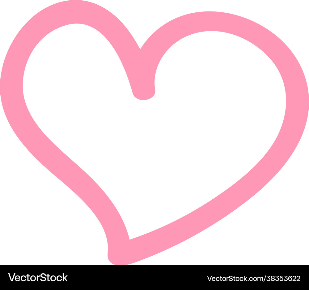 Love heart icon design template isolated Vector Image