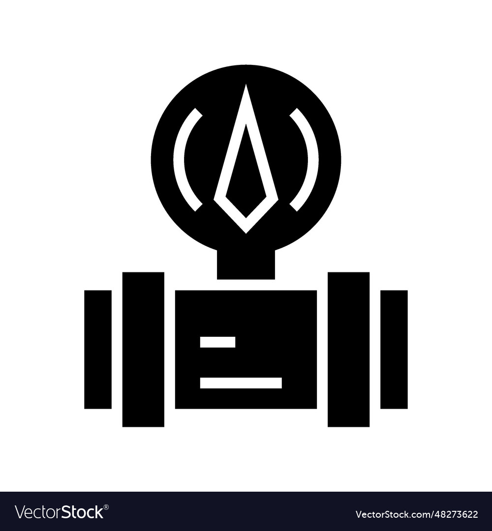 Pipe meter icon Royalty Free Vector Image - VectorStock