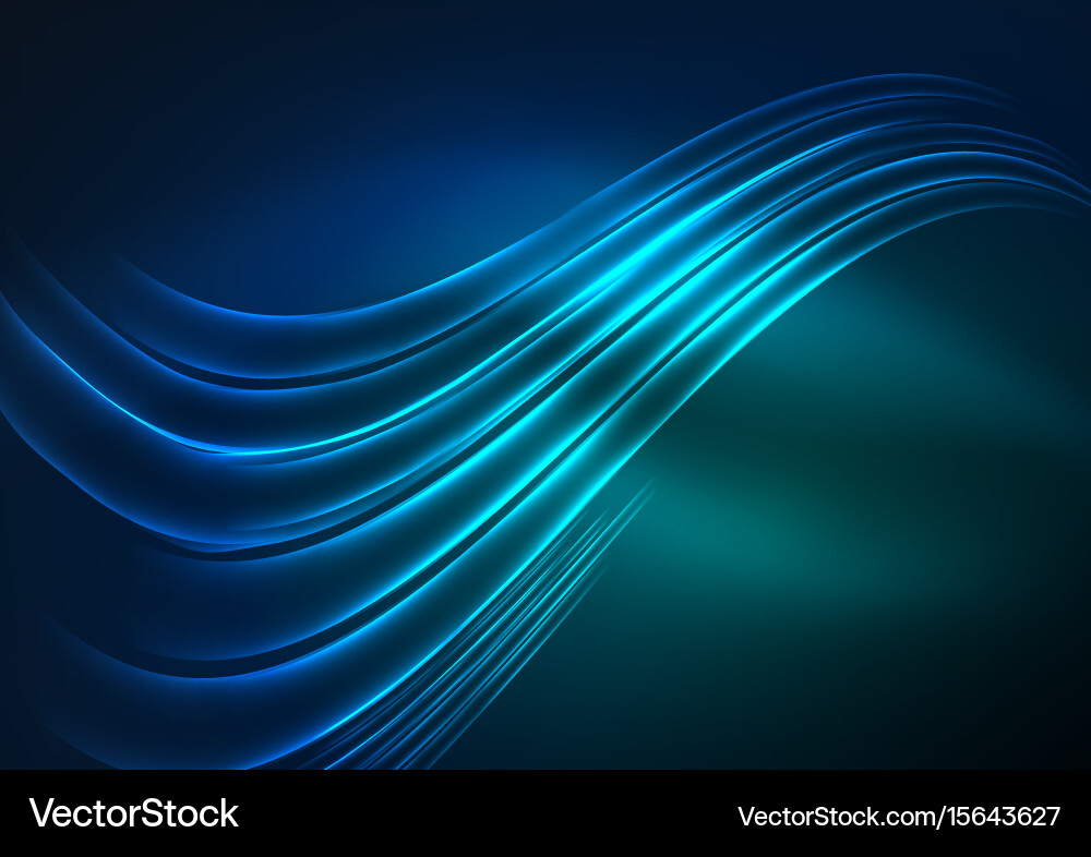 Glowing futuristic lines Royalty Free Vector Image