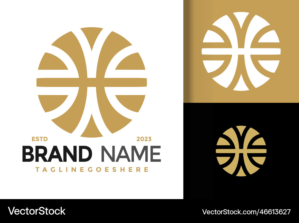 Letter h brand identity logo icon Royalty Free Vector Image