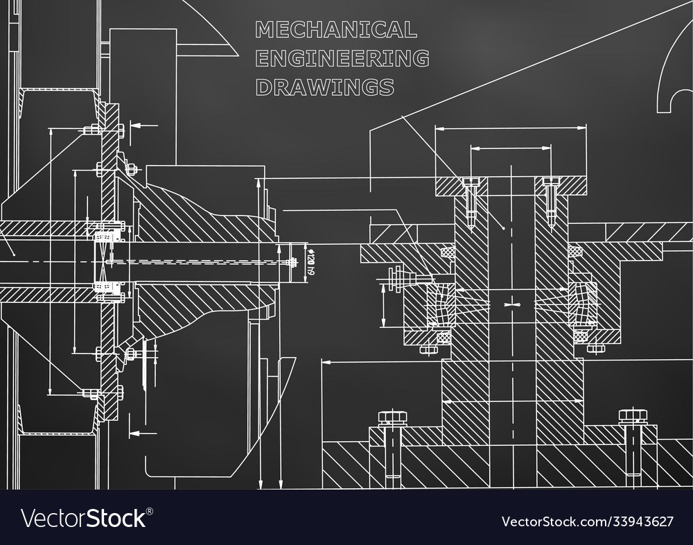 Technical mechanical engineering backgrounds Vector Image