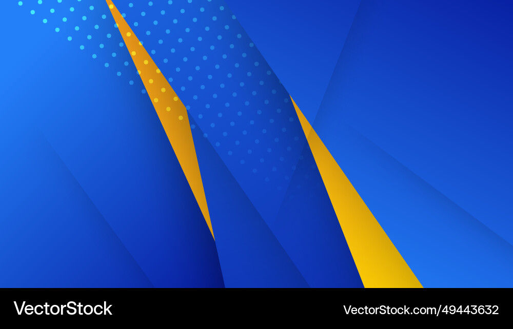 Blue yellow background for landing page templates Vector Image