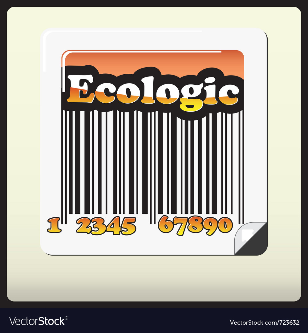 Cartoon barcode Royalty Free Vector Image - VectorStock