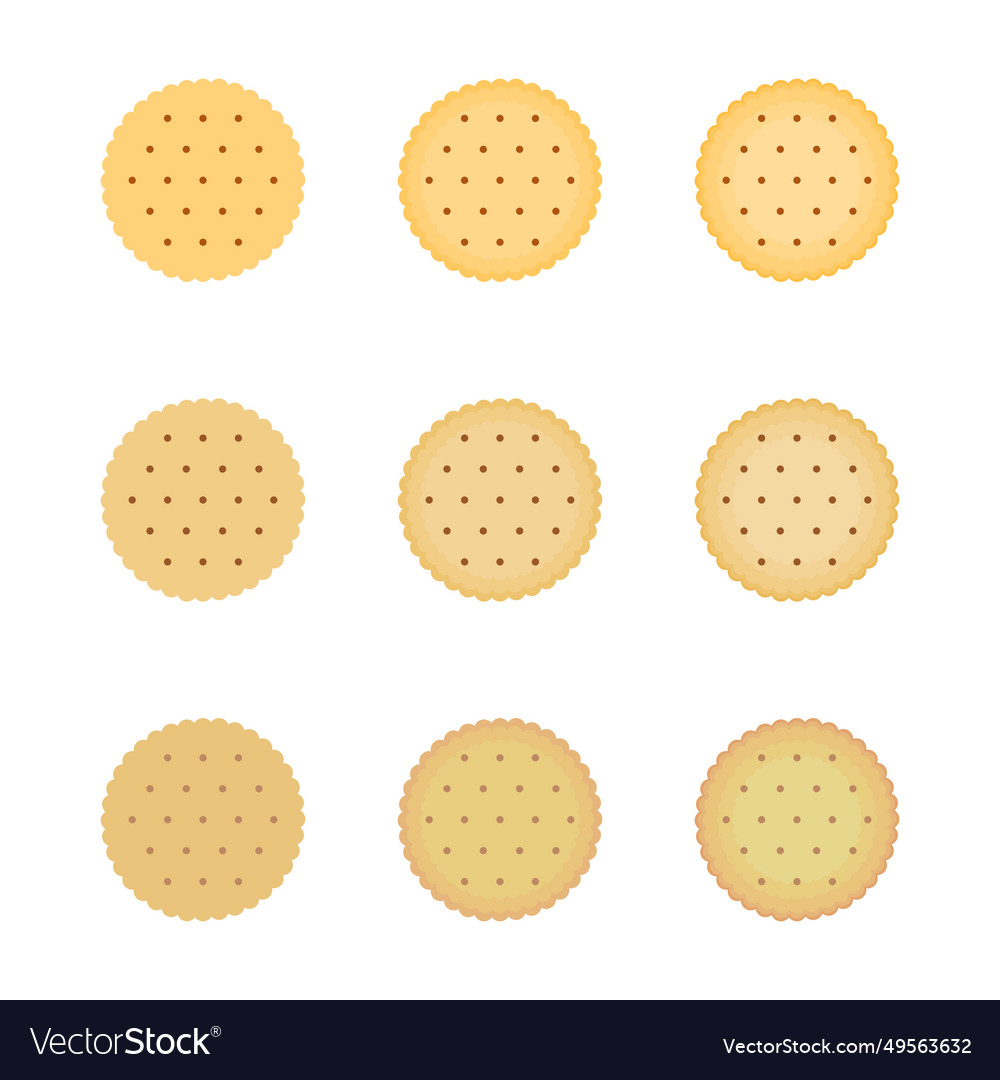 Cracker circle Royalty Free Vector Image - VectorStock