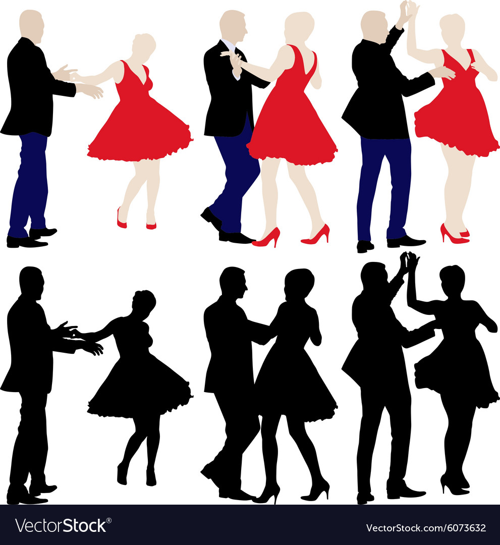 Dancers Royalty Free Vector Image - VectorStock
