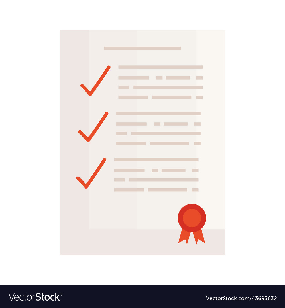 Document file paper format Royalty Free Vector Image