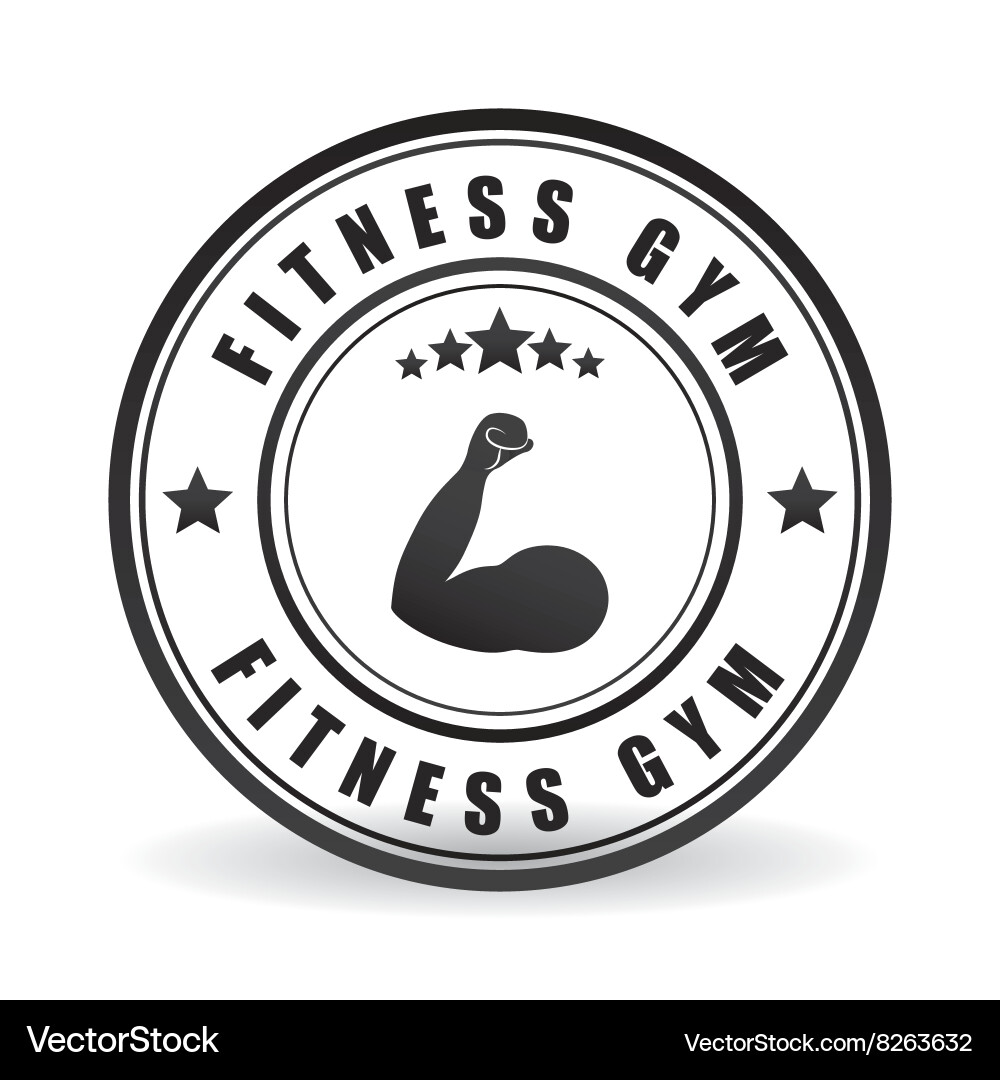 Fitness and gym design Royalty Free Vector Image