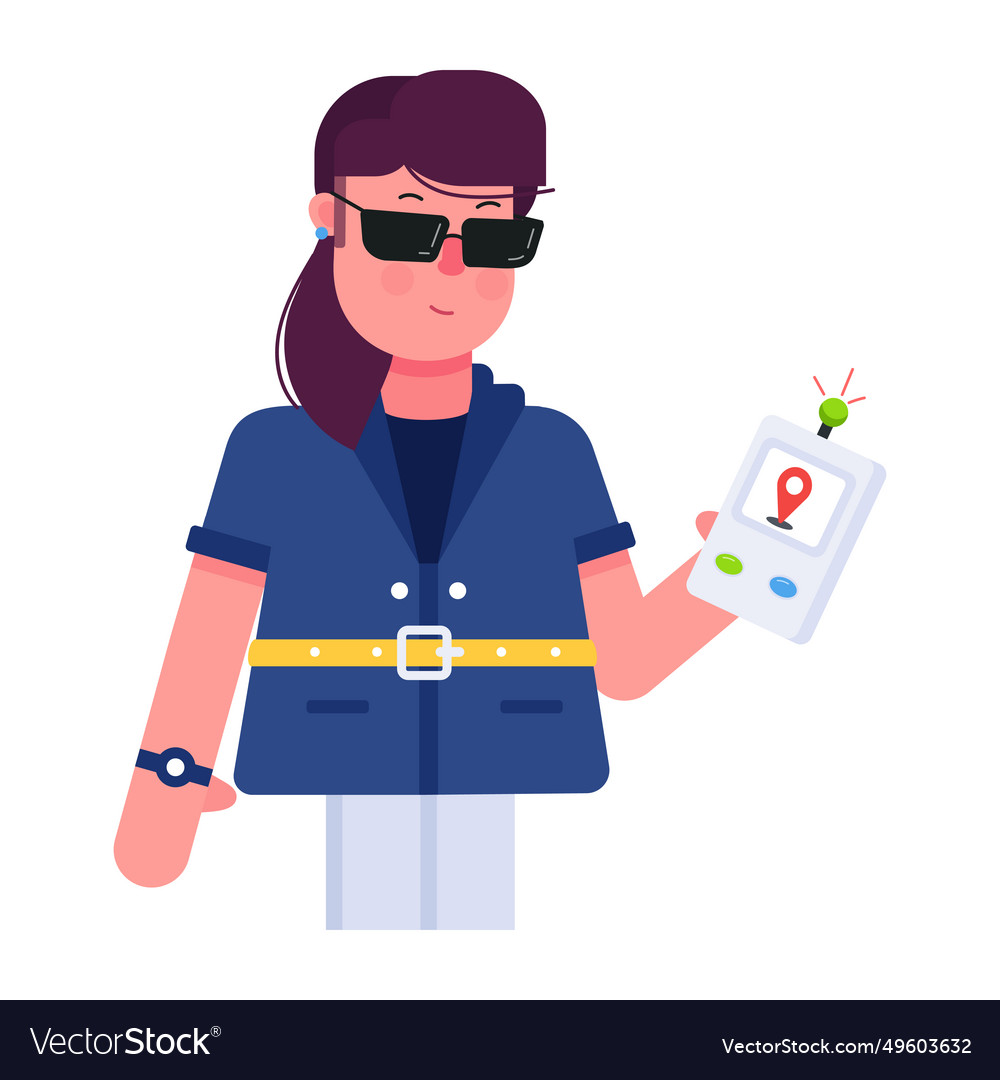 Location tracker Royalty Free Vector Image - VectorStock