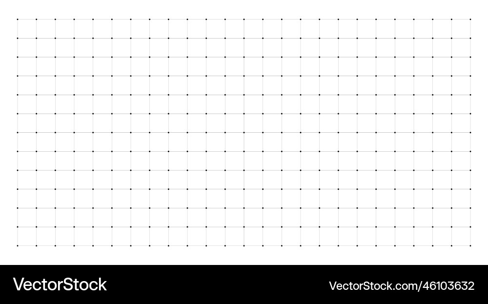 Monochrome grid of squares geometric simple Vector Image
