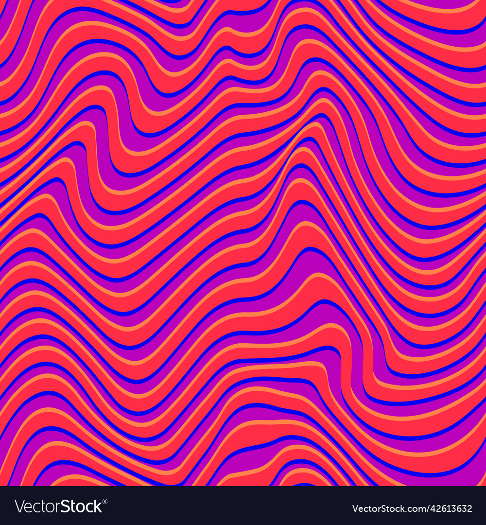 Psychedelic seamless pattern surreal Royalty Free Vector