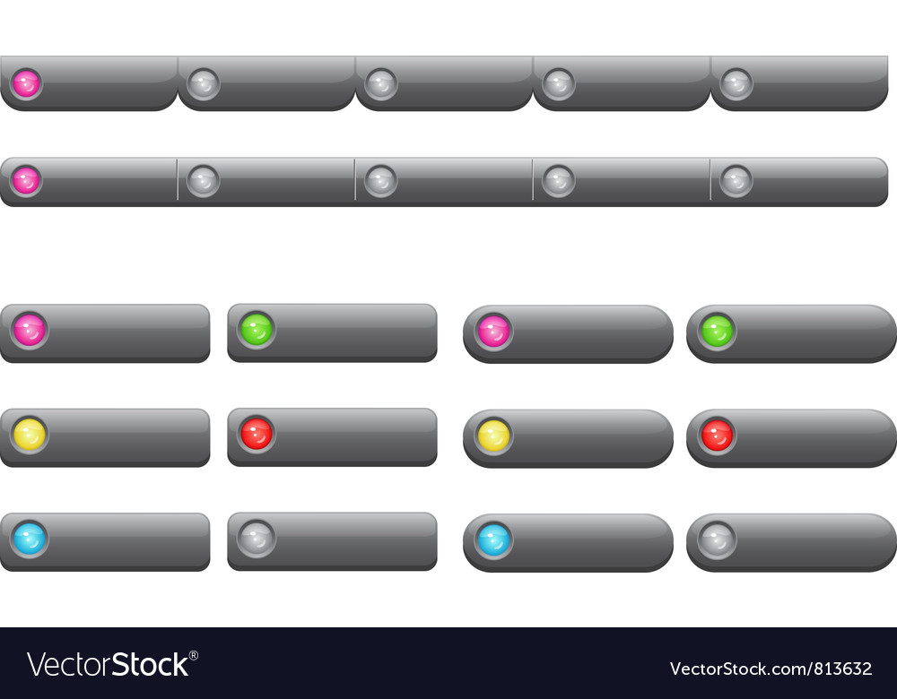Web buttons Royalty Free Vector Image - VectorStock