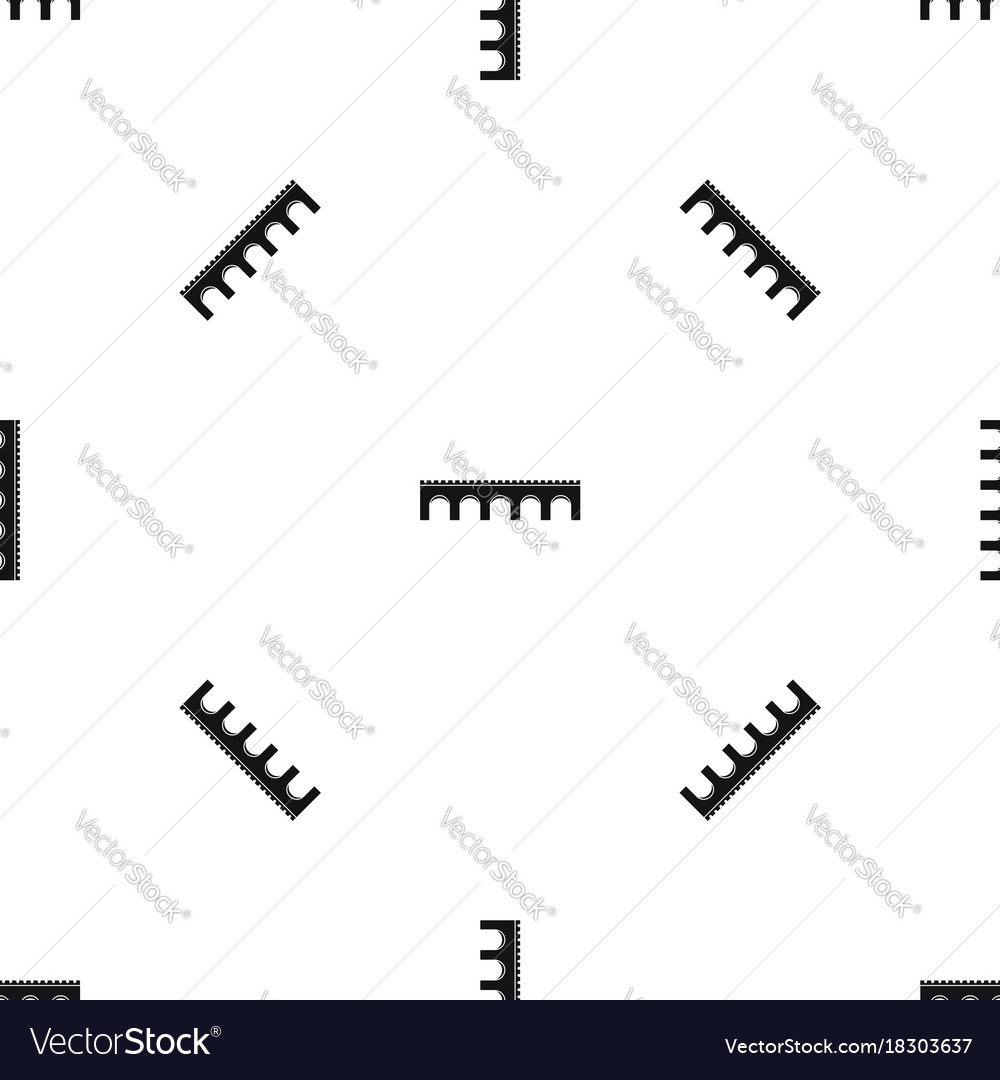Bridge pattern seamless black Royalty Free Vector Image