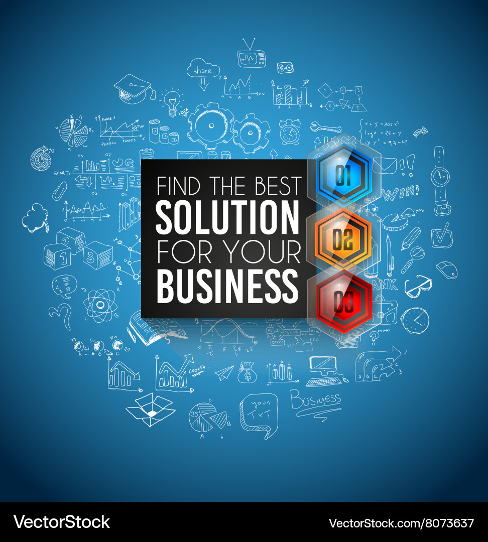 Clean infographic layout template for data Vector Image