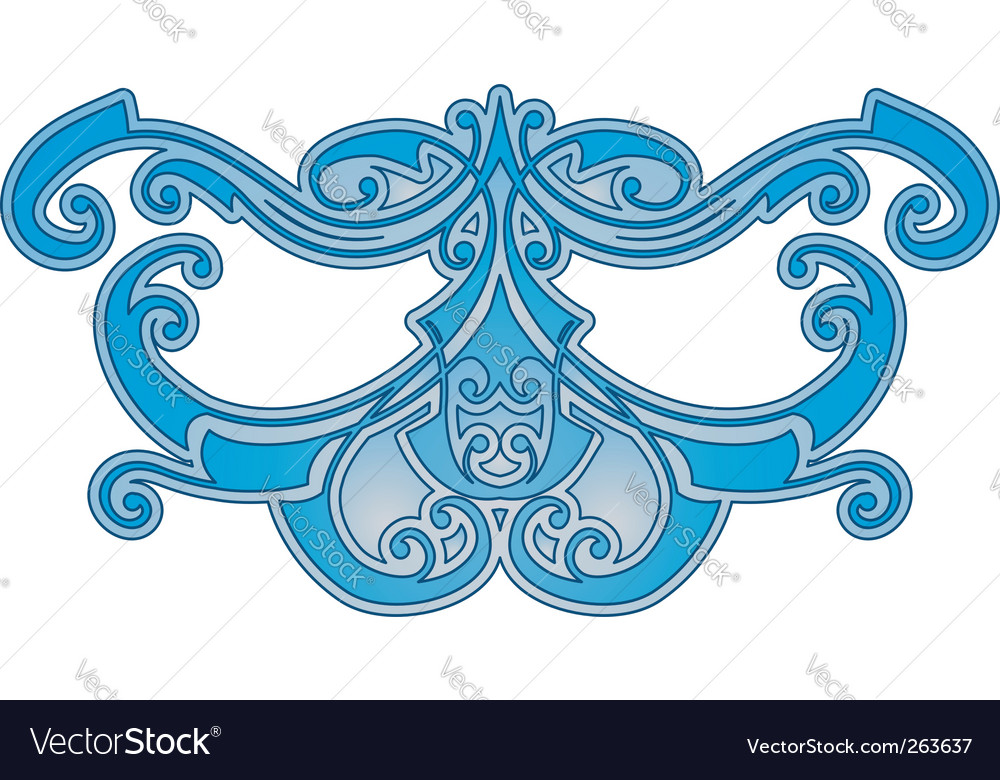 Crest pattern Royalty Free Vector Image - VectorStock