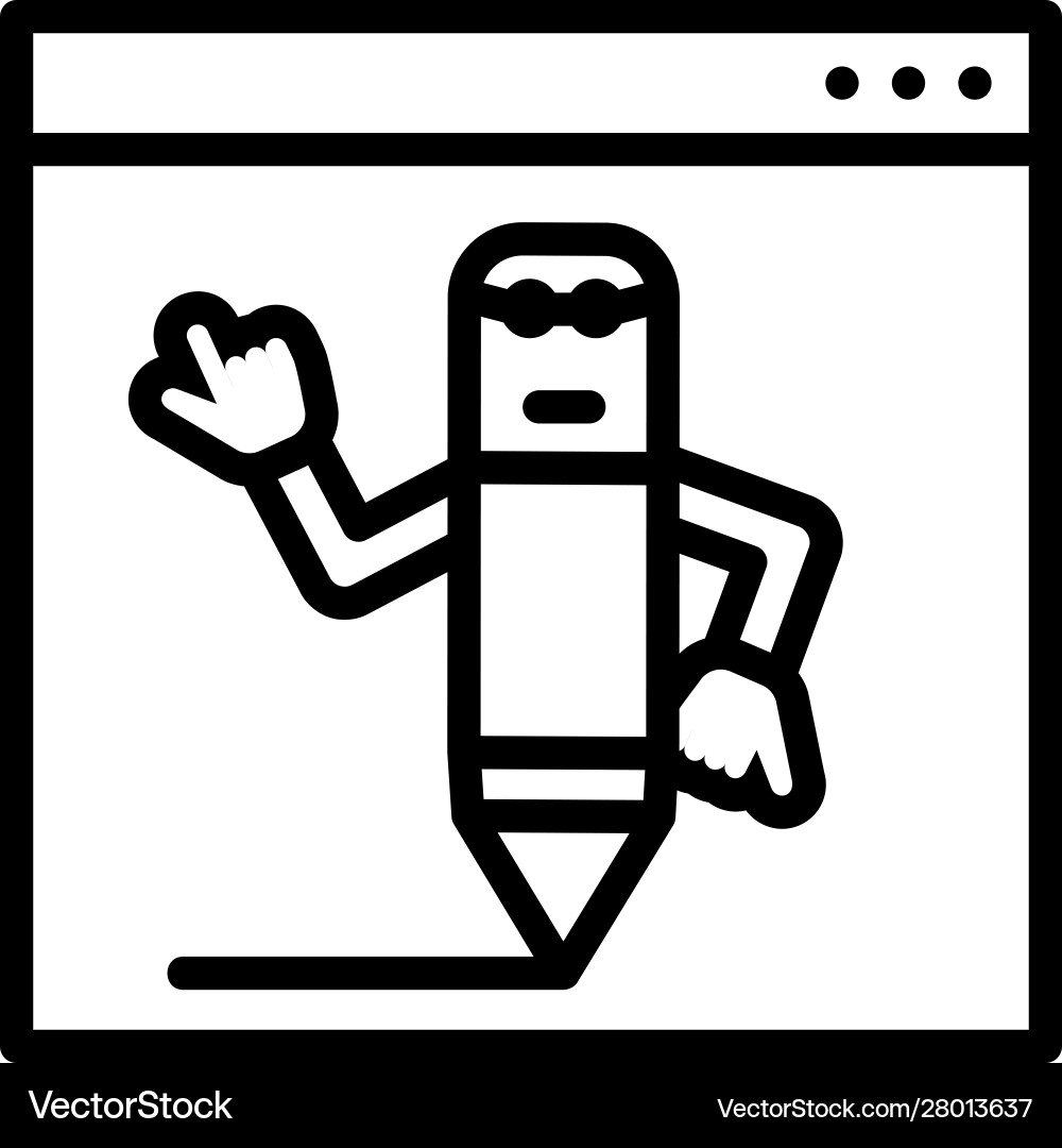 Editor Royalty Free Vector Image - VectorStock
