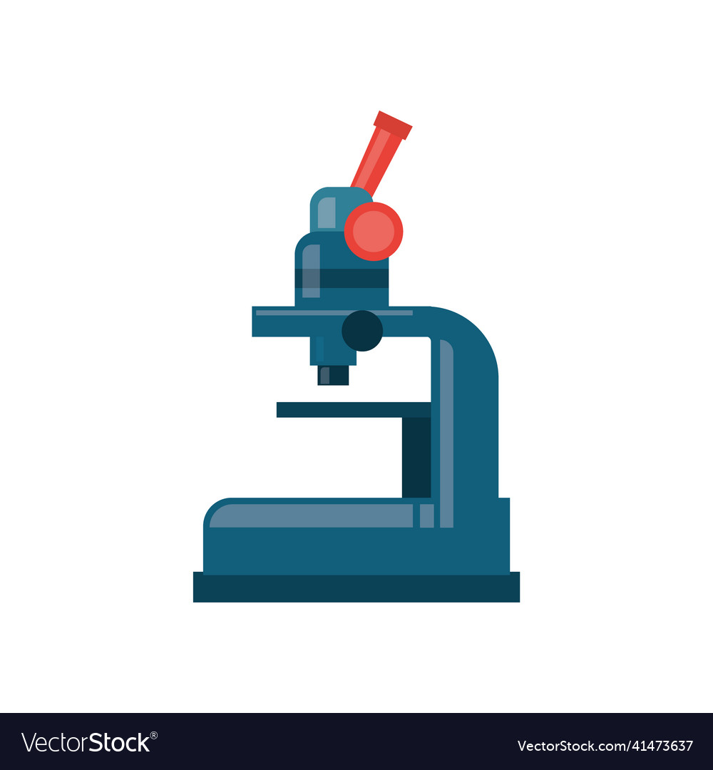 Gray microscope design Royalty Free Vector Image