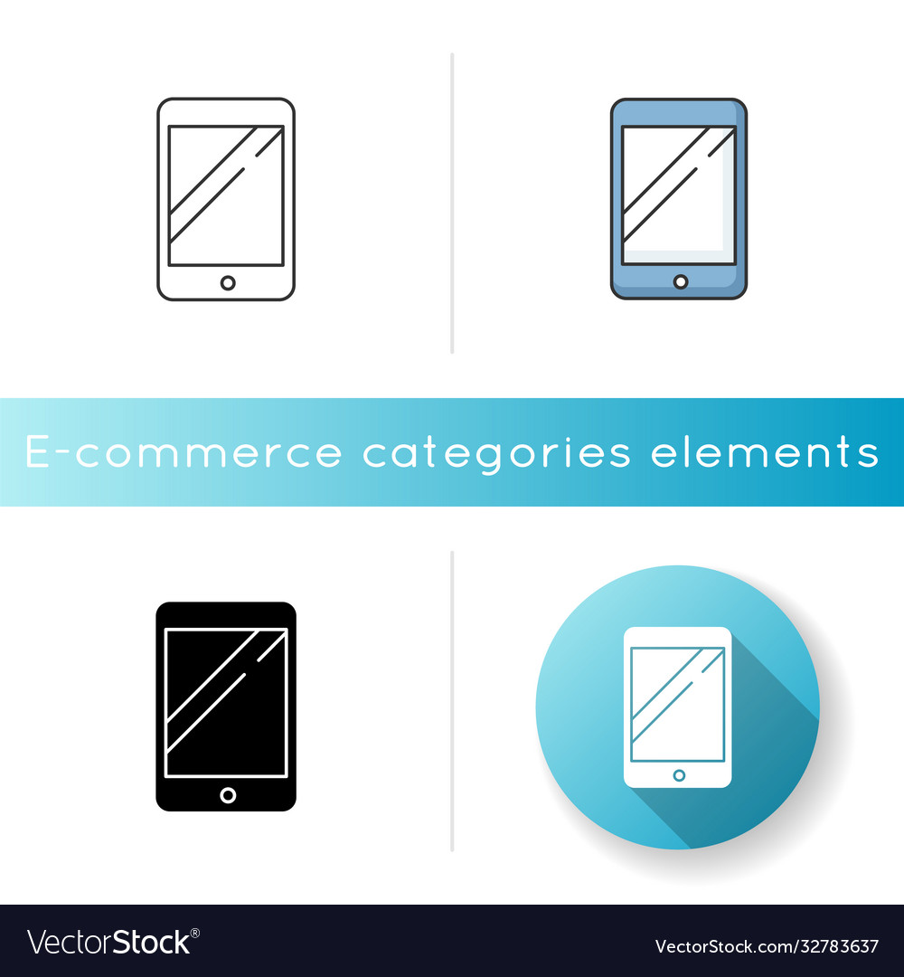 Tablet icon Royalty Free Vector Image - VectorStock