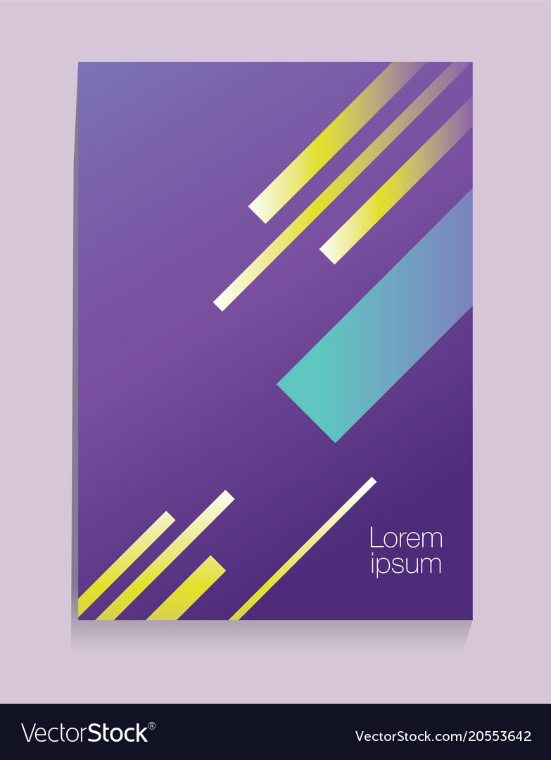 A4 template composition Royalty Free Vector Image