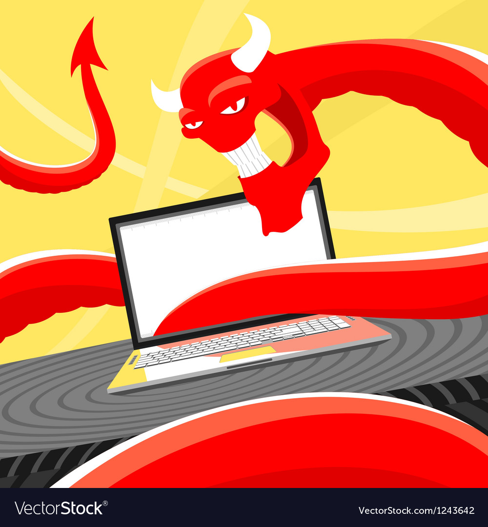 Computer virus Royalty Free Vector Image - VectorStock