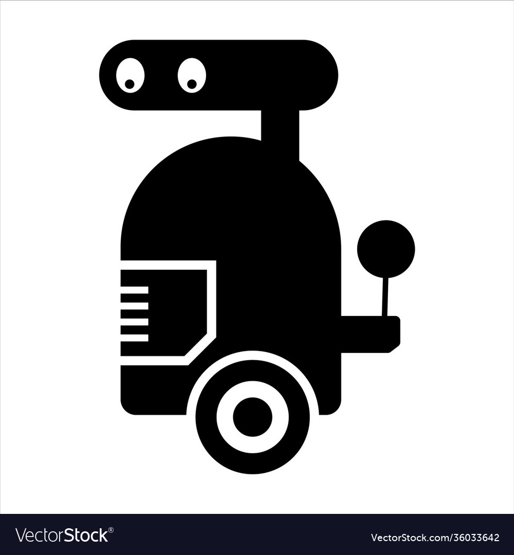 Laser robot Royalty Free Vector Image - VectorStock