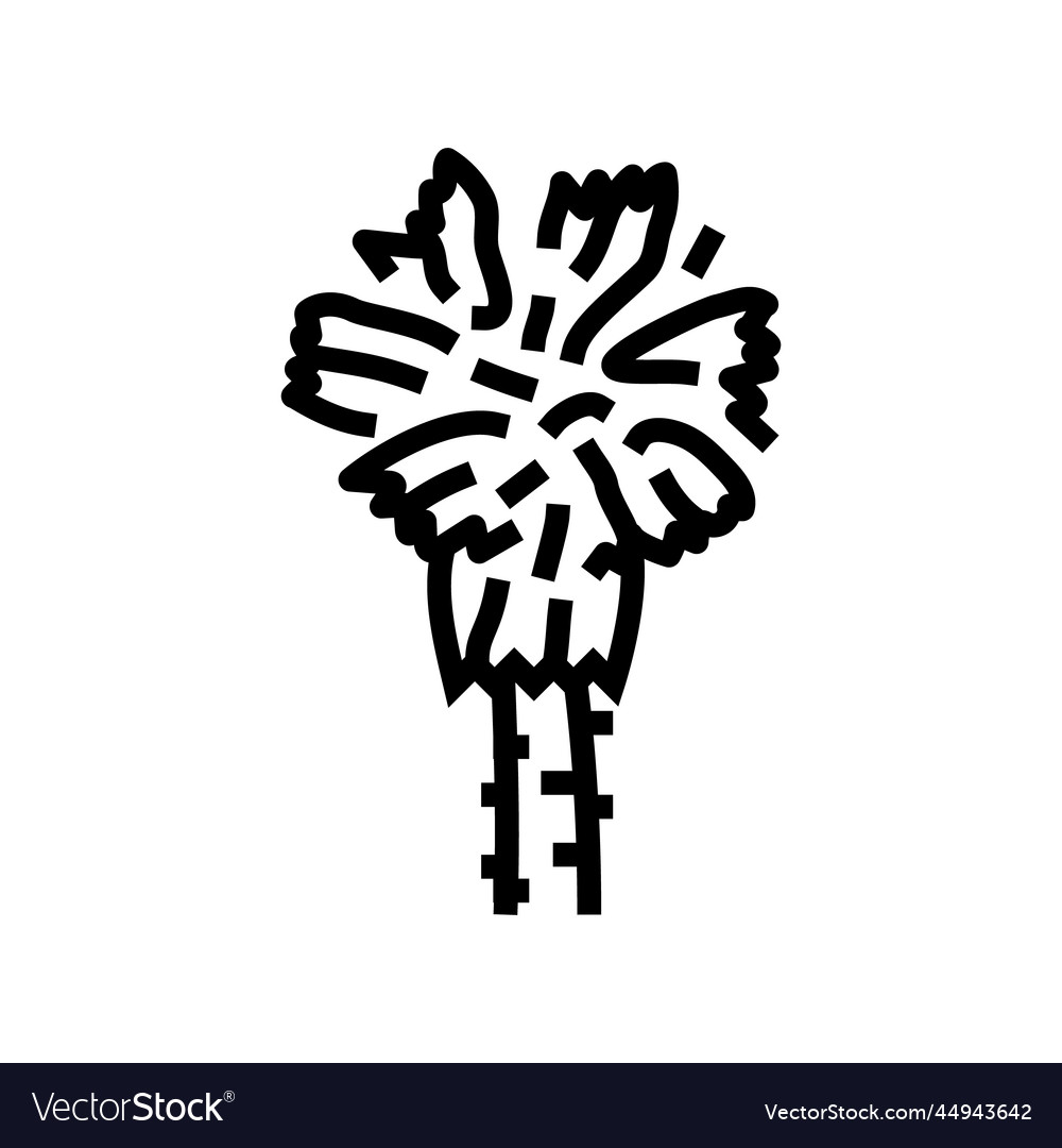 Mexican fan palm tree line icon Royalty Free Vector Image Mexican fan palm tree line icon Royalty Free Vector Image