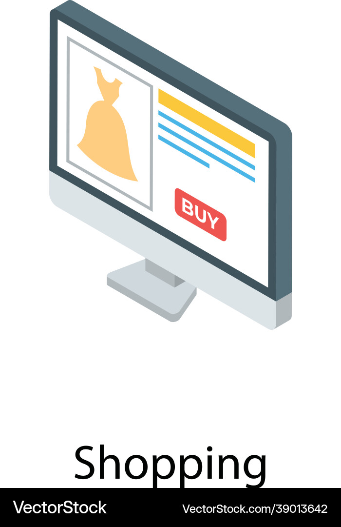 Online shopping Royalty Free Vector Image - VectorStock