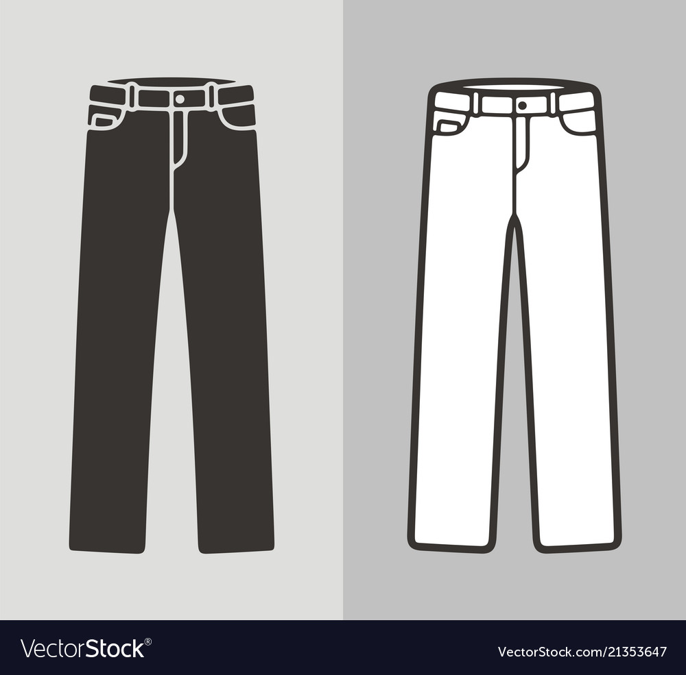 Jeans Royalty Free Vector Image Vectorstock