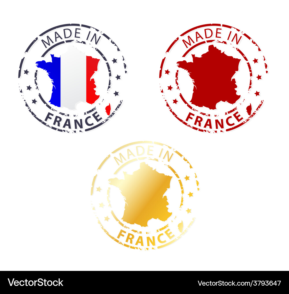 Made in france stamp Royalty Free Vector Image