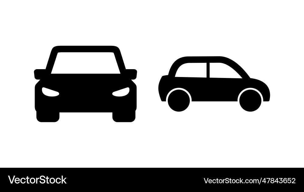 Car icon sign sedan Royalty Free Vector Image - VectorStock