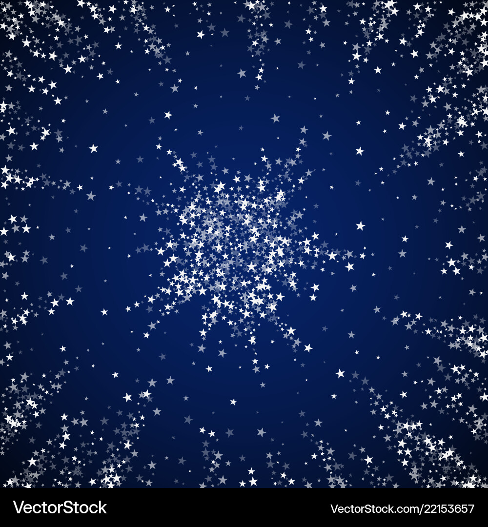 Amazing falling stars christmas background subtle Vector Image
