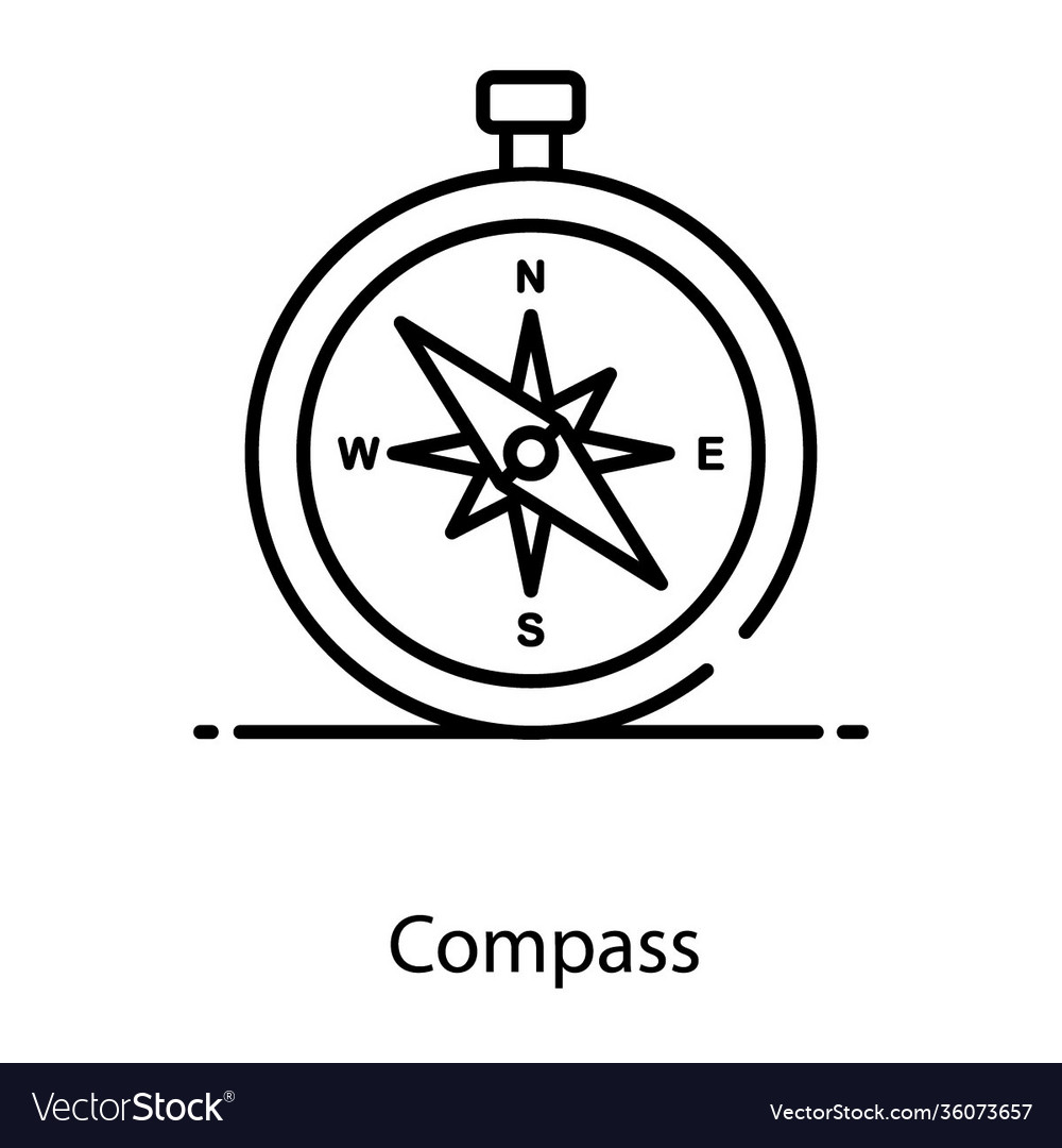 Compass Royalty Free Vector Image - VectorStock