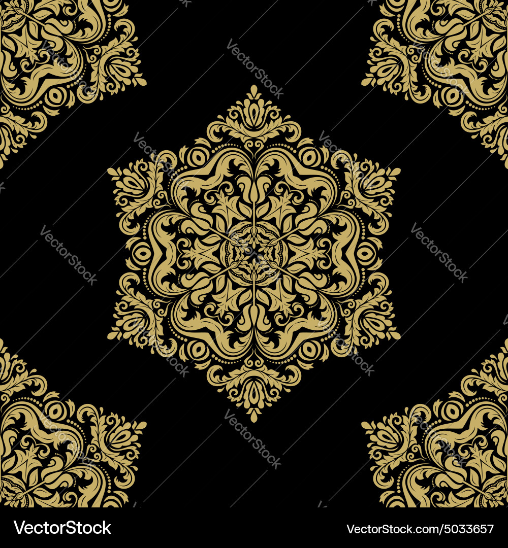 Seamless orient background Royalty Free Vector Image
