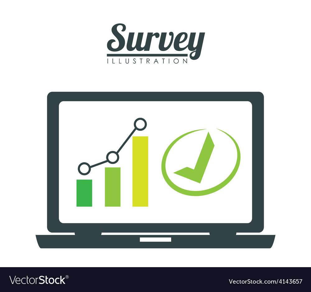 Survey design Royalty Free Vector Image - VectorStock