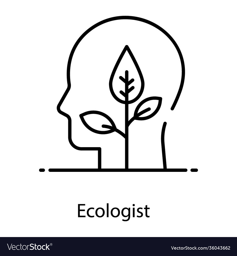 Ecologist Royalty Free Vector Image - VectorStock