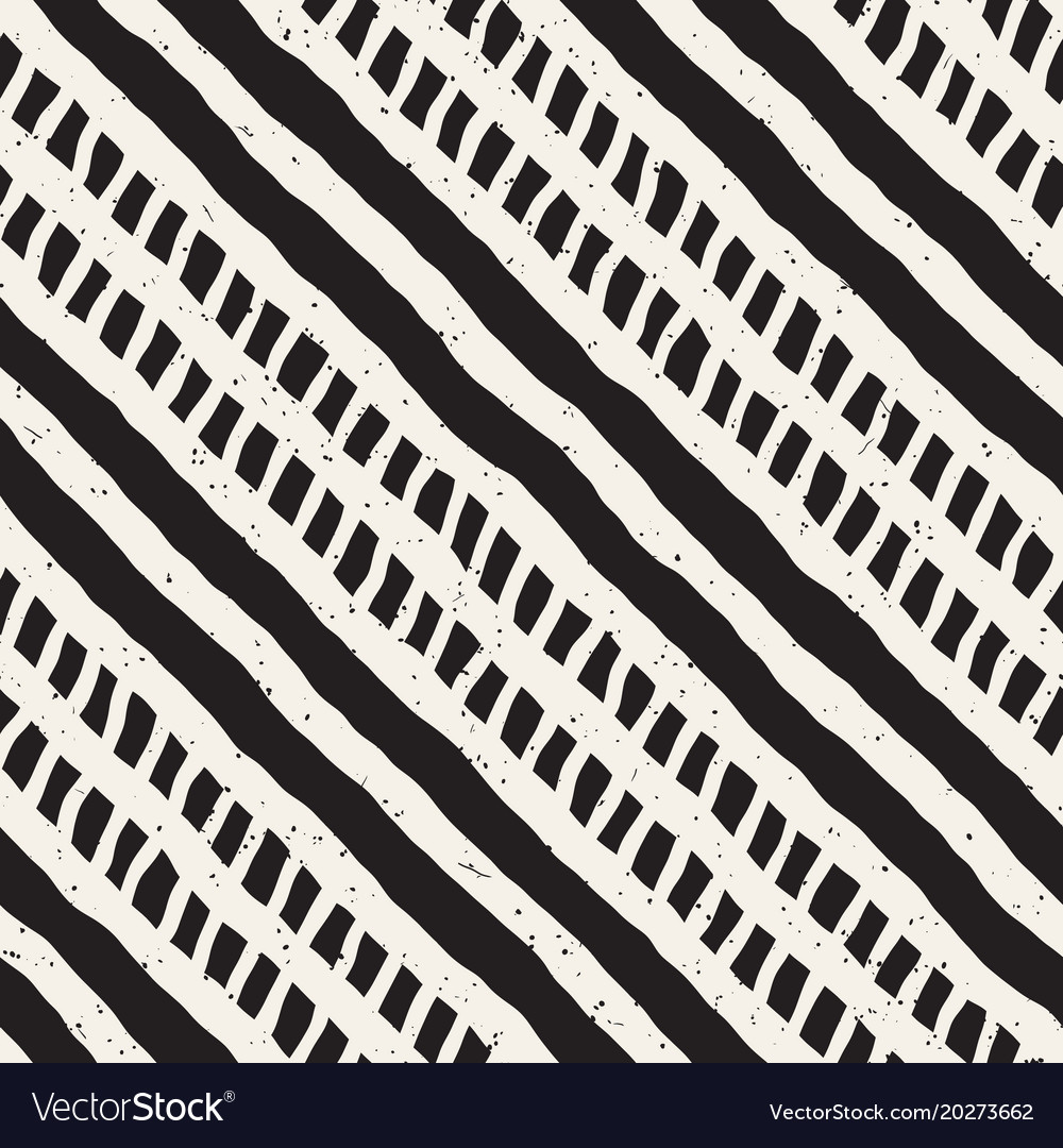 Hand drawn style seamless pattern abstract Vector Image