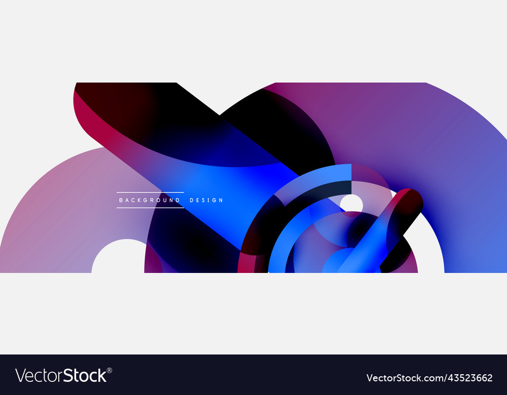 Round shapes circles and other geometric forms Vector Image