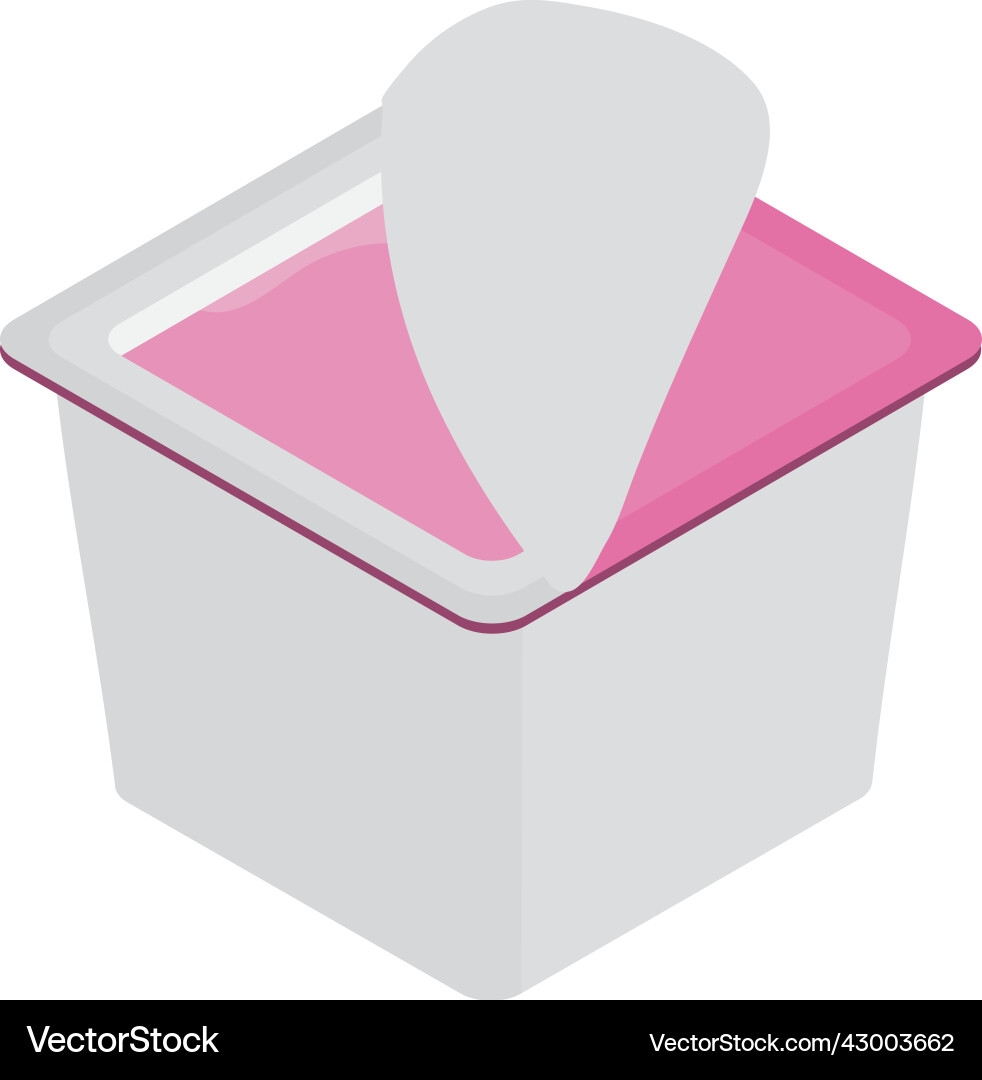 Yogurt milk dairy product Royalty Free Vector Image