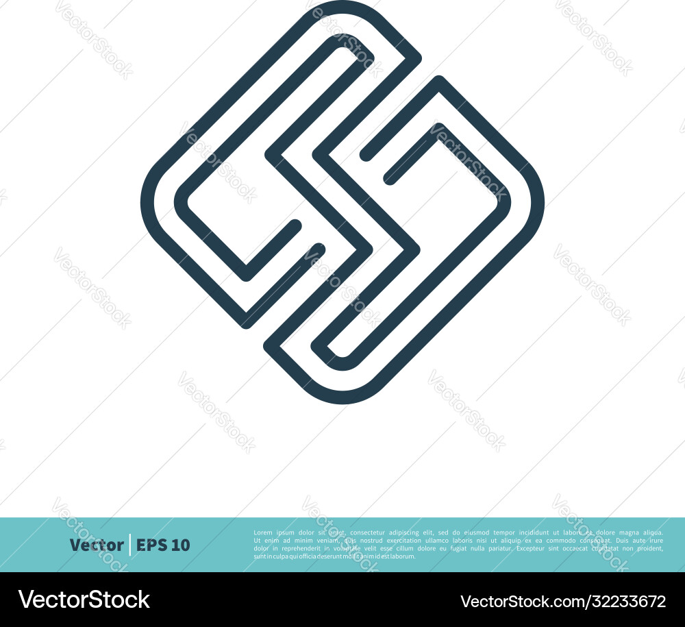 Abstract s letter icon logo template design eps 10