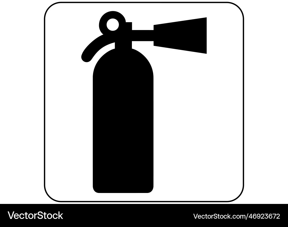 Fire extinguisher Royalty Free Vector Image - VectorStock