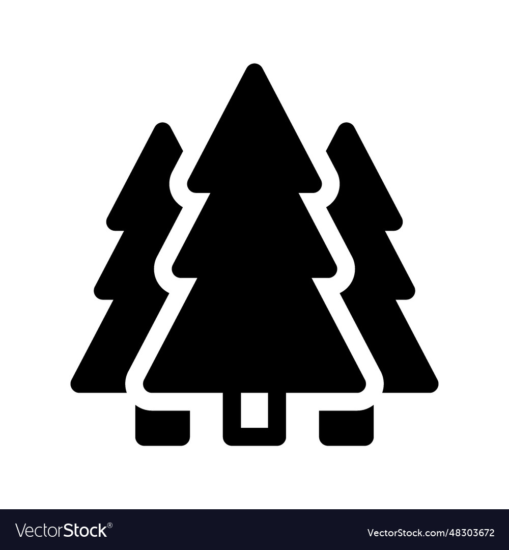 Forest icon Royalty Free Vector Image - VectorStock