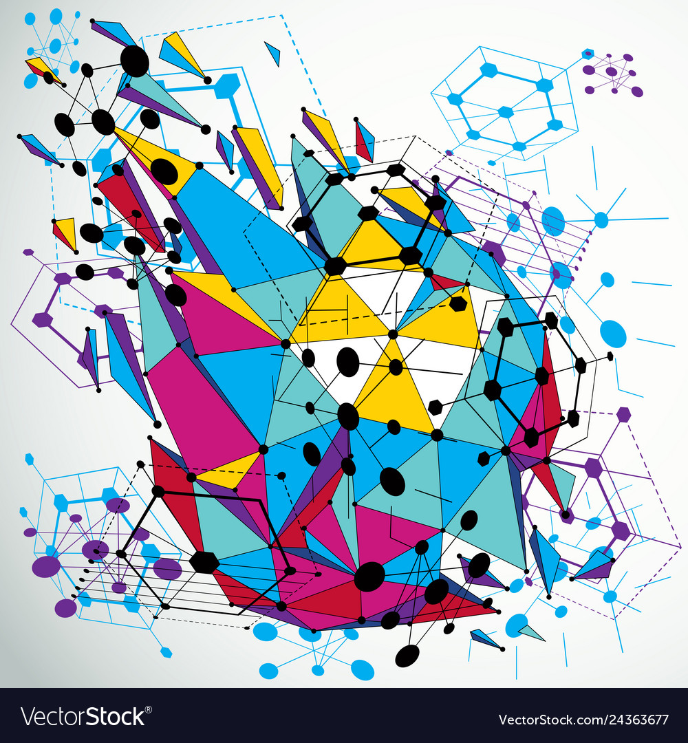 3d abstract colorful background created Royalty Free Vector