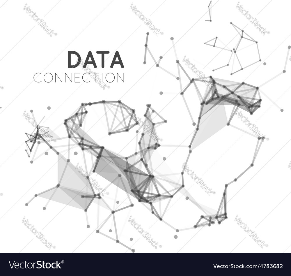 Abstract Network Connection Background Royalty Free Vector